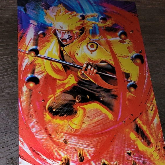 Art | Naruto 3d Holographic Lenticular Anime Poster | Poshmark